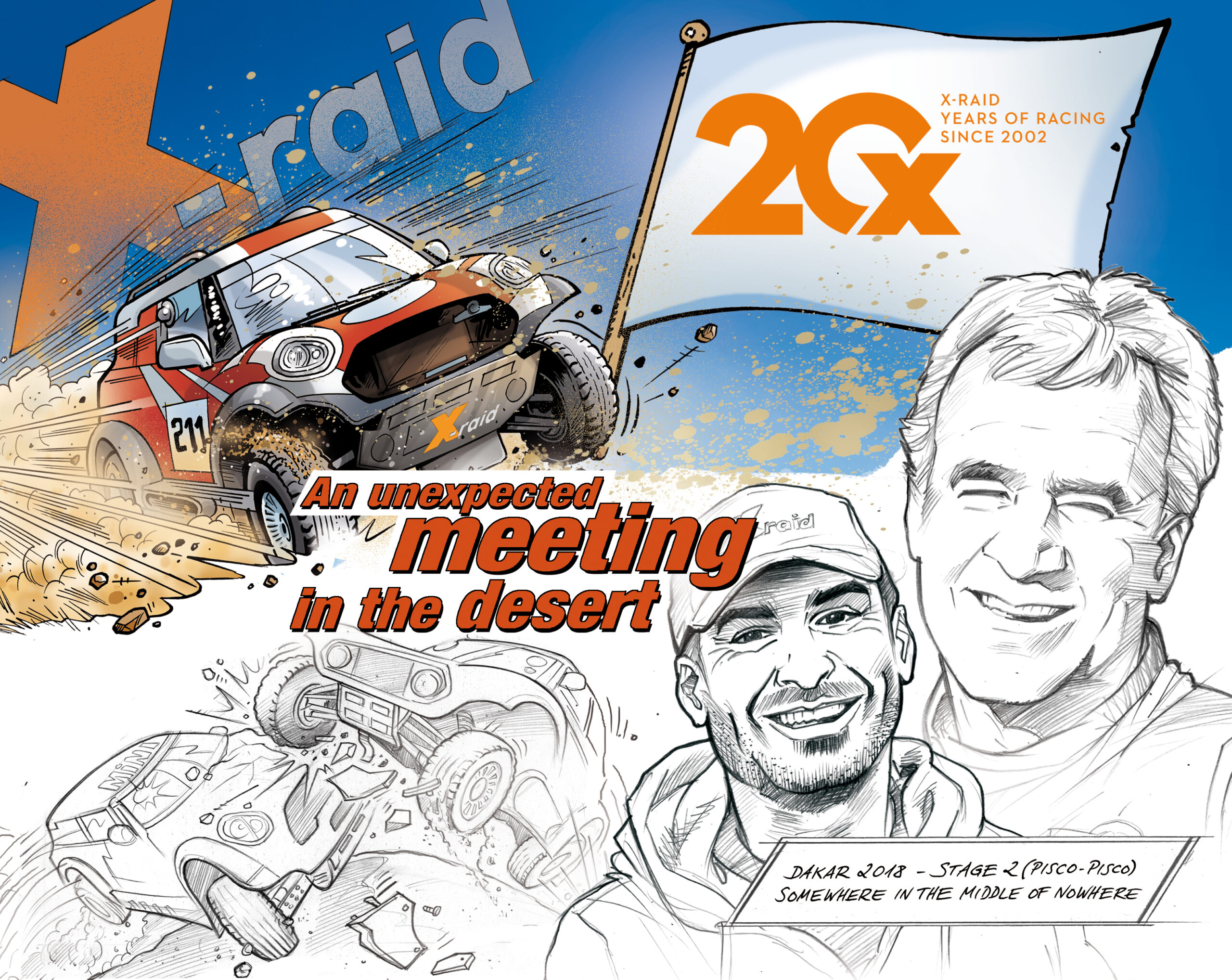 20 years of racing: Ein unerwartetes Meeting - X-raid Team
